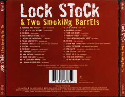 ORIGINAL SOUNDTRACK LOCK, STOCK & TWO SMOKING BARRELS [POLYGRAM] NEW CD ...