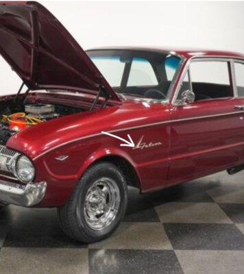 1961 - 1962 gold flying Ford Falcon emblems oem | eBay