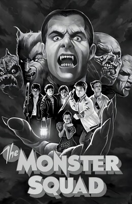 The Monster Squad 1987 Movie Poster Wall Art Made in USA B | eBay
