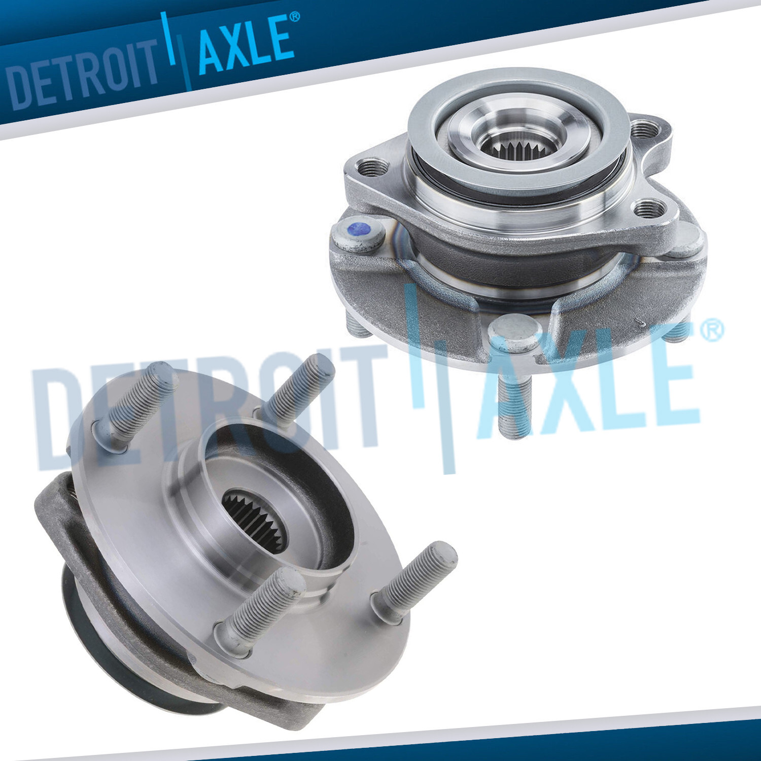 Front Wheel Bearing Hubs Assembly for 2007 2008 2009 2010 2011 2012 ...