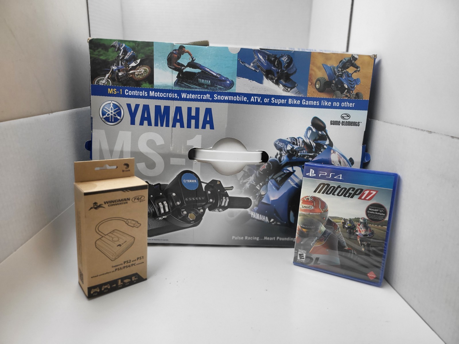 NEW PS4 PLAYSTATION 4 MOTOGP 17 & YAMAHA MS-1 MOTORCROSS MOTORCYCLE ...