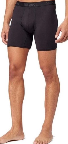 32 Degrees Cool Men's Comfort Mesh Boxer Brief, Black, Size L | eBay