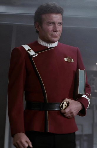 Star Trek Inspired Kirk Red Wool Jacket — Wrath of Khan Handmade Real ...