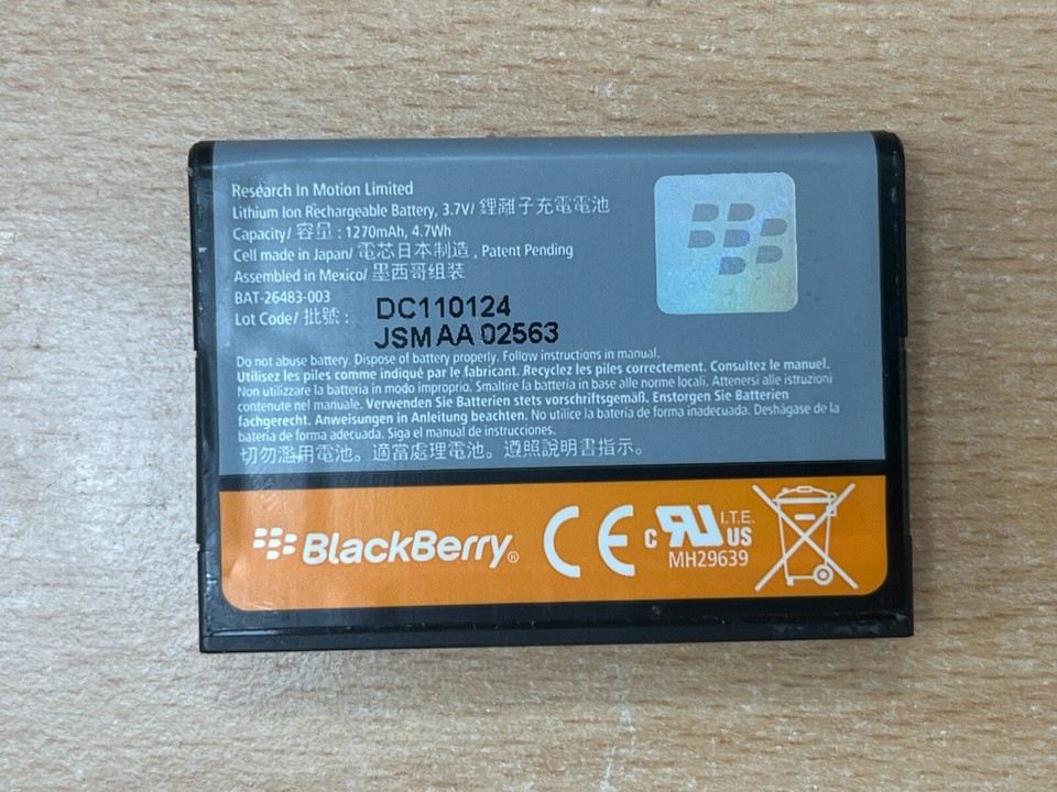 Genuine BlackBerry F-S1 Battery For BlackBerry 9800 9810 Torch 1270mAh ...