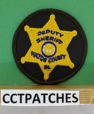FULTON COUNTY, GEORGIA DEPUTY SHERIFF POLICE SHOULDER PATCH GA | eBay