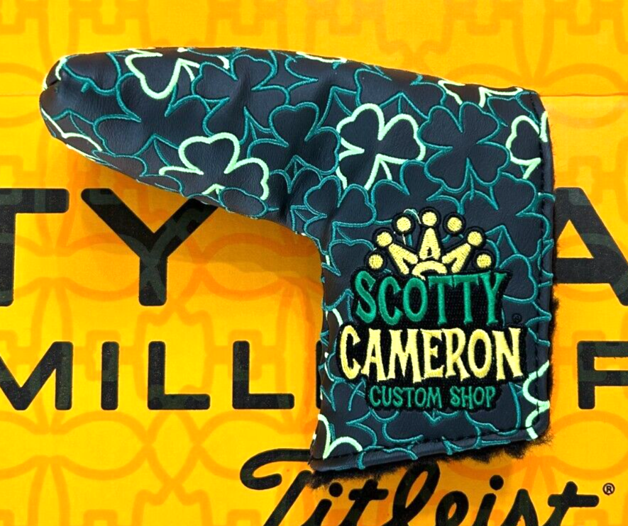 Scotty Cameron Feeling Lucky Clover Putter Headcover Glow In The Dark ...