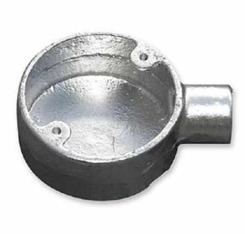 25mm End / 1 Way Conduit Metal Box, Fitting Galvanised | eBay UK