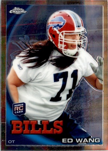2010 Topps Chrome Ed Wang Rookie Buffalo Bills #C23 | eBay