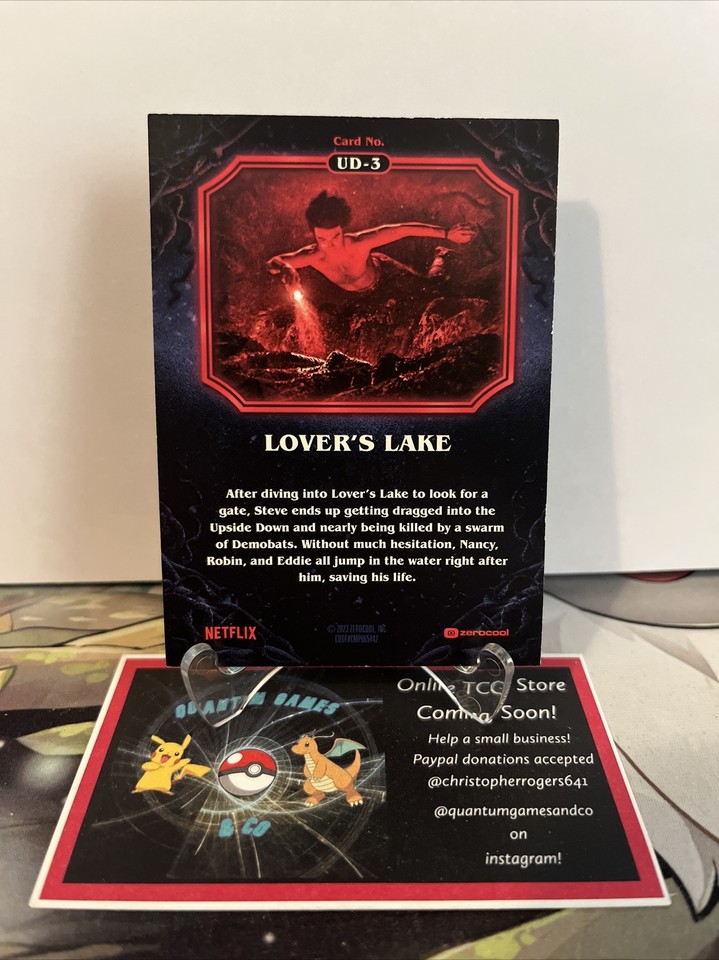 2023 Topps Stranger Things Season 4 Upside Down Insert Card UD-3 Lover ...