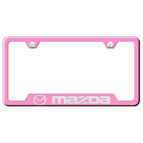 Mazda Pink Stainless Steel License Plate Frame - GF.MAZ.EP 718544221750 ...