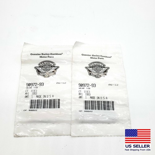 Genuine Harley Davidson Saddlebag Wear Tabs - 2 P/N: 90972-93 | eBay