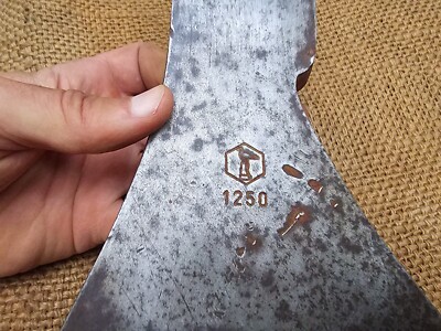 LARGE VINTAGE GERMAN AXE HEAD HELKO WERK FELLING SPLITTING LOGGING ...