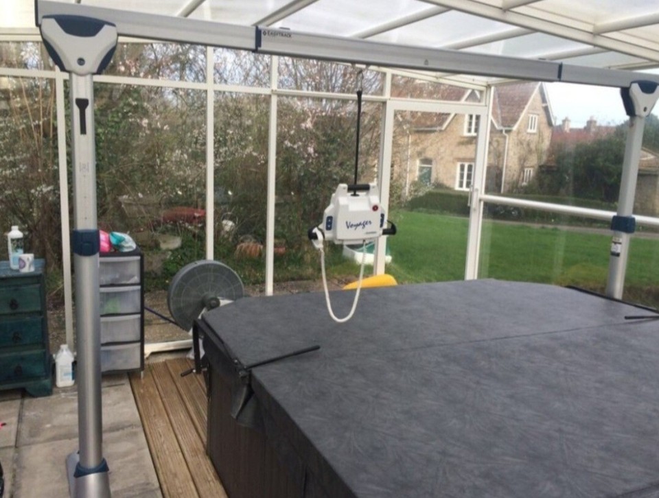 JOERNS HEALTHCARE EASYTRACK FS PORTABLE OVERHEAD TRACK SYSTEM VAT ...