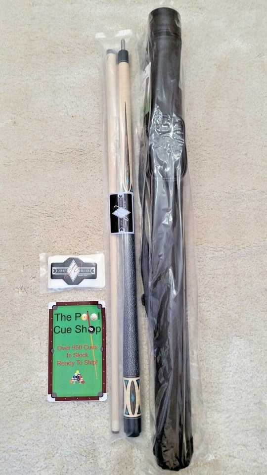 Jerry Olivier Custom Pool Cue, GEN-18-14, Floating Points, FREE HARD ...
