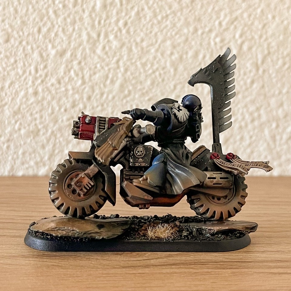 Warhammer 40k Space Marines - Painted Dark Angels Ravenwing Army ...