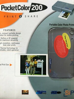Sipix Pocket Color 200 Compact photo printer (NEW) | eBay