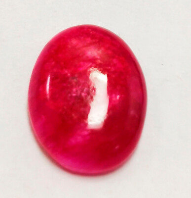 Natural Red Ruby Oval Shape Cabochon Loose Gemstone A03 | eBay