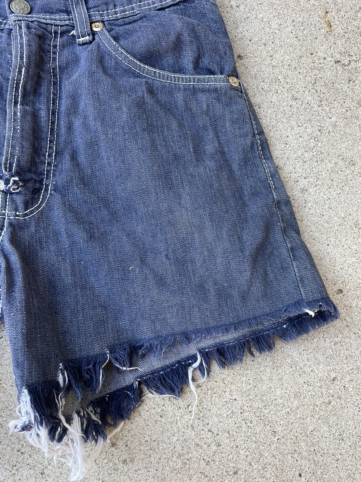 Vintage 40s/50s Farah Denim 4” Inseam Cut Off Jort Shorts Women’s 25 ...