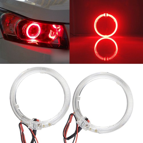 2x 100MM COB LED Angel Eye Halo Rings Light Car Headlight DRL Fog Lamp ...