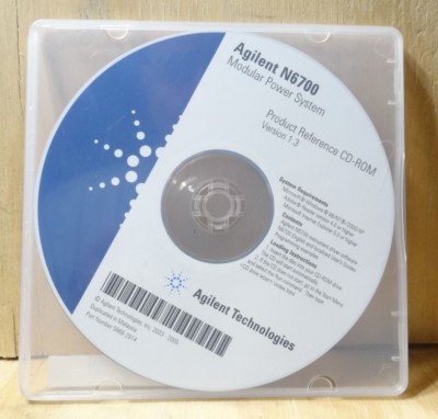 AGILENT N6700 MODULAR POWER SYSTEM PRODUCT REFERENCE CD-ROM VER. 1.3 | eBay