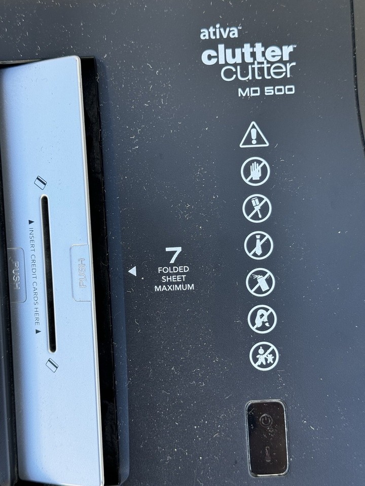 Avita Clutter Cutter Paper Shredder | eBay