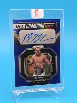 2023 Panini Prizm UFC BJ Penn Champion Signatures Blue /49 | eBay