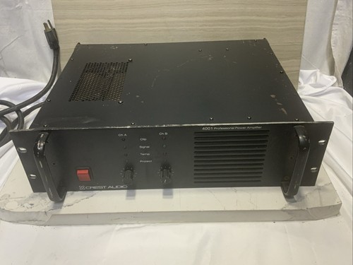 CREST PROFESSIONAL POWER AMPLIFIER MODEL: 4001 | eBay