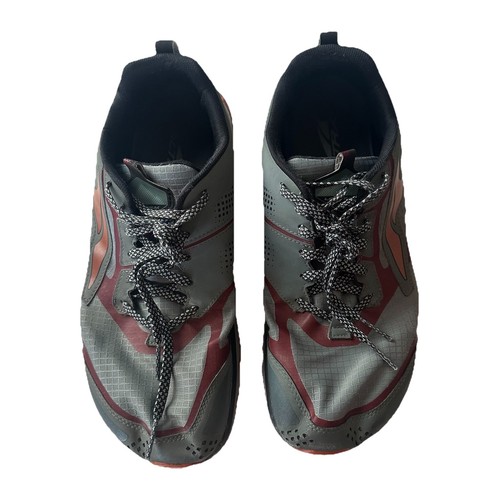 Altra Shoes Lone Peak 5 Ego Gray Orange Maroon MaxTrac Trail Hiking ...