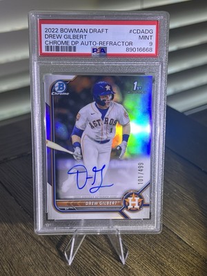 2022 Bowman Draft - Chrome Draft Autograph Drew Gilbert #CDA-DG ...