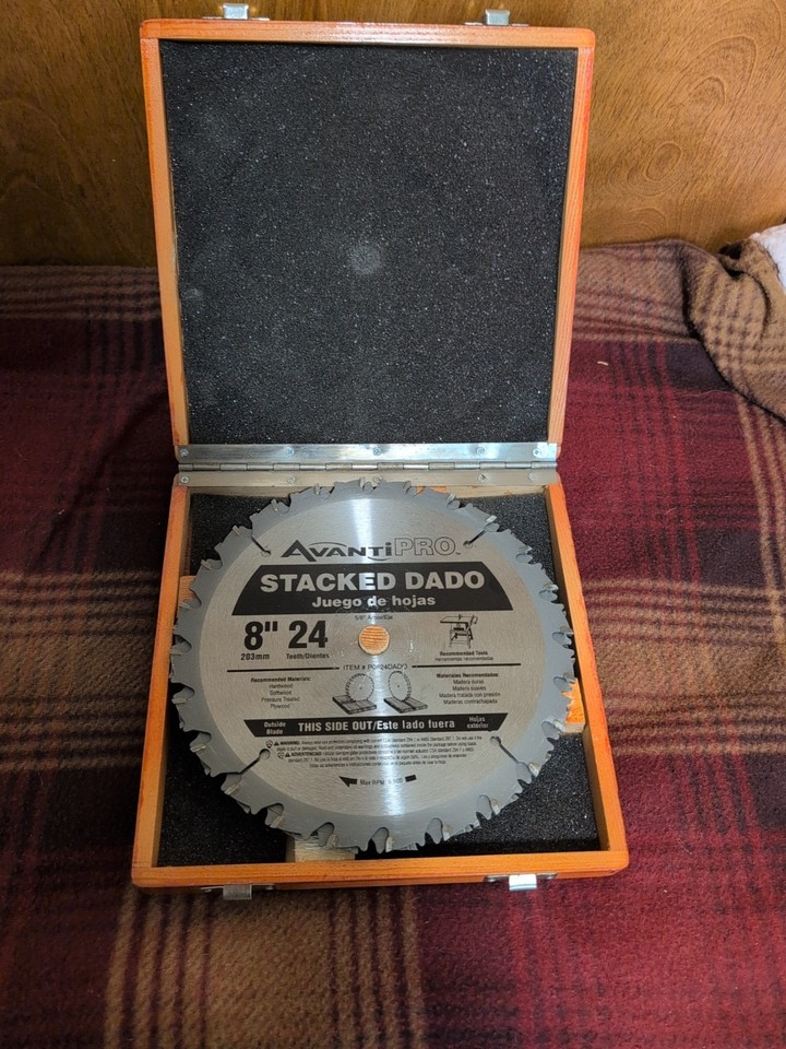 Avanti Pro Stacked Dado Saw Blade Set Circular Quality Durable Wood ...