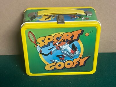 Sport Goofy Metal Lunch Box With Thermos And Original Hang Tag Unused ...