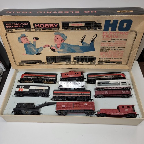 Huge Lot Of Vintage HO Scale Train Locomotives Engines Tender Box Car ...