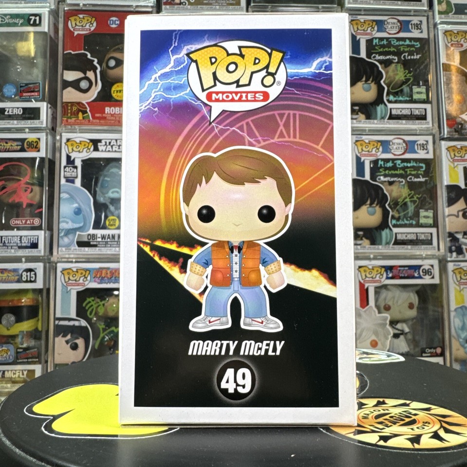 Funko Pop - Marty McFly (Plutonium) - Signed by Michael J. Fox - BTTF ...