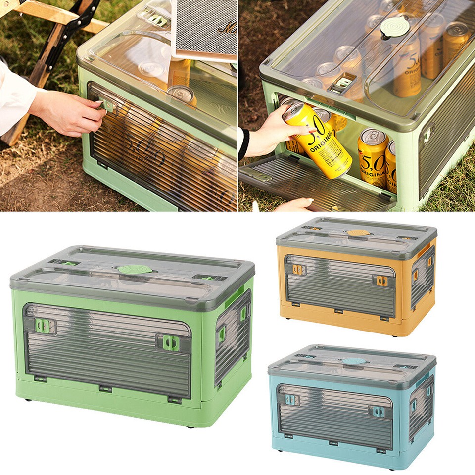 Folding Outdoor Camping BBQ Food Storage Box Containers Car Boxes ...