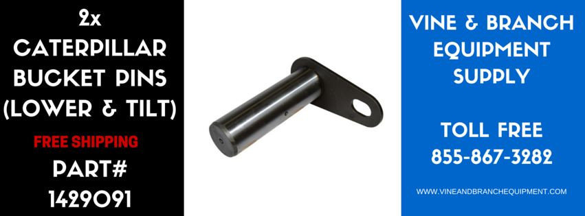 2 x PREMIUM CATERPILLAR BUCKET PINS 297D2 XHP / 268B / 289C2 / 287D ...