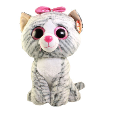 TY Beanie Boos - KIKI the Grey Cat (LARGE Size - 17 inch) - MWMTs Boo ...