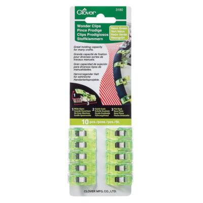 Clover Wonder Clips, Neon Green (10 pk) | eBay