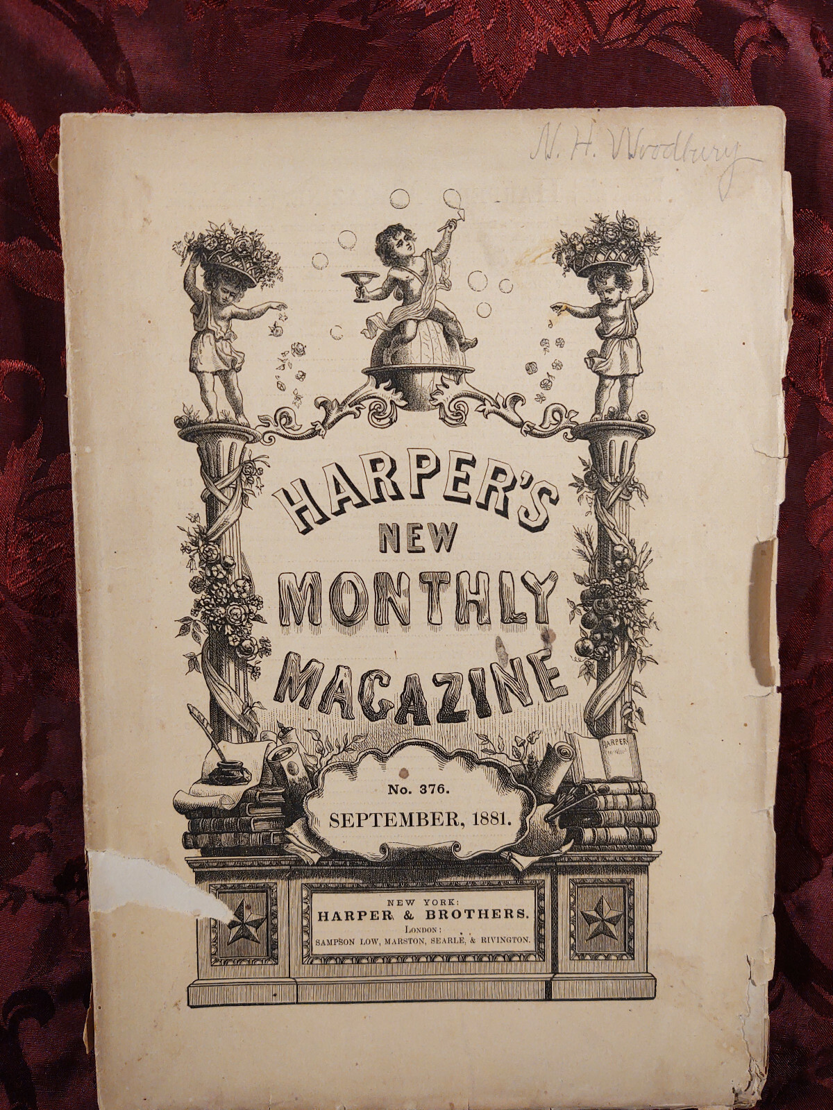 HARPER's September 1881 NORA PERRY ENGLAND THOUSAND ISLES THOMAS HARDY ...