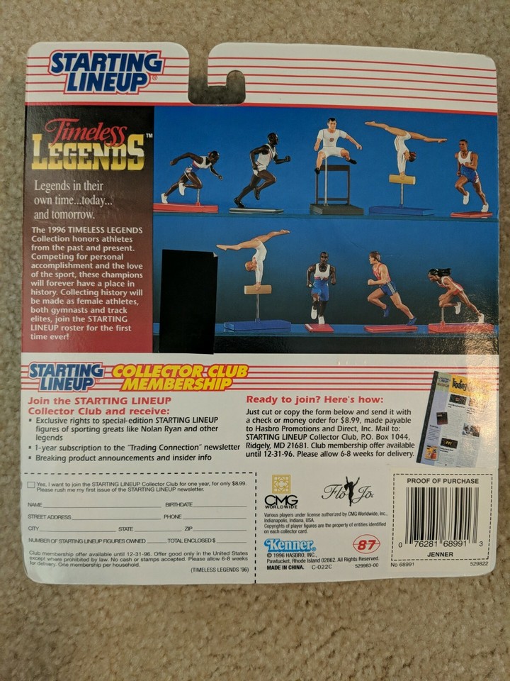 Starting Lineup Timeless Legends Bruce / Caitlyn Jenner FACING LEFT ...