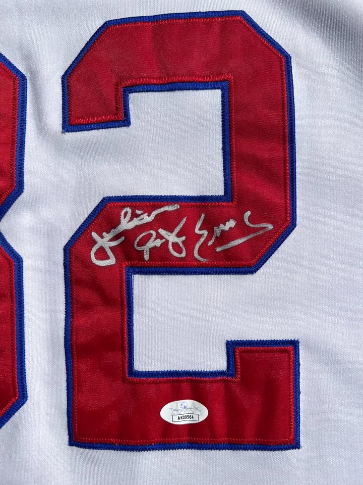 JULIUS ERVING SIGNED 1972 VIRGINIA SQUIRES MITCHELL & NESS JERSEY DR. J ...