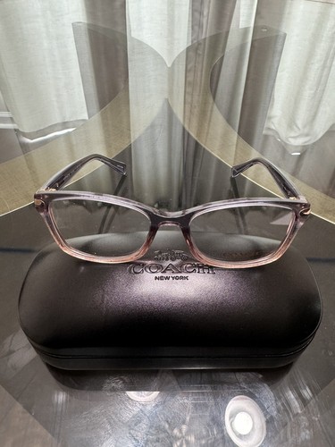 COACH HC 6065 5554 SHIMMER VIOLET PEACH GRADIENT 51/17/135 EYEGLASSES ...