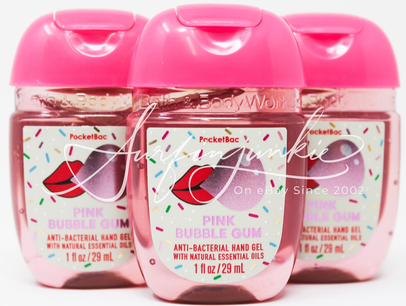 Bath & Body Works Pocketbac Hand Gel Anti Bac Hand Sanitizer Pink ...