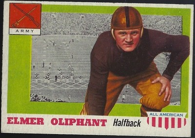 1955 Topps #45 Elmer Oliphant Army Black Knights HOF Running Back ...