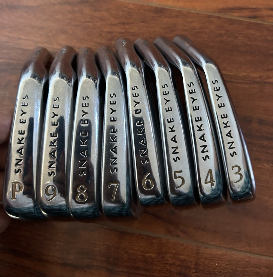 SNAKE EYES MC-01 FORGED BLADE IRONS 3-PW ''HEAD ONLY'' MINT | eBay