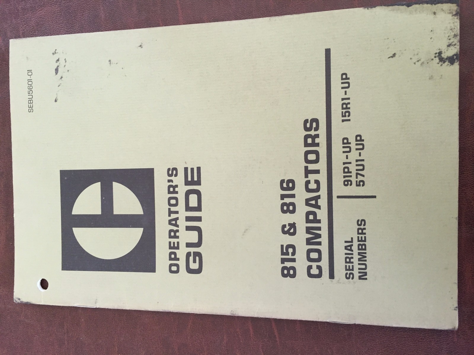 CAT CATERPILLAR 816 815 COMPACTOR WHEEL OPERATION MANUAL | eBay