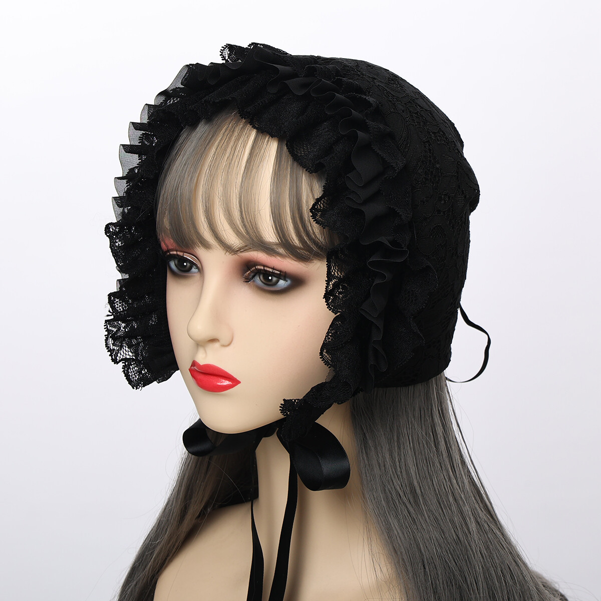 Retro Victorian Edwardian Maid's Mob Cap Retro Civil War Colonial Mob ...