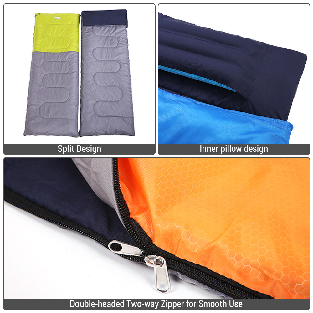 Camping Double Bag 2 Person Bag with 2 Pillows N1E3 | eBay