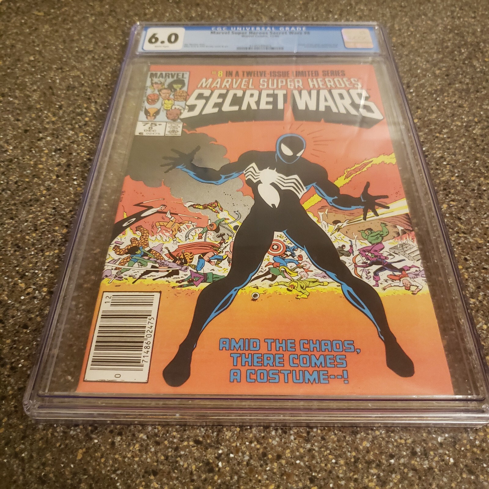 Marvel Super Heroes Secret Wars #8 First Black Symbiote Suit!! | eBay