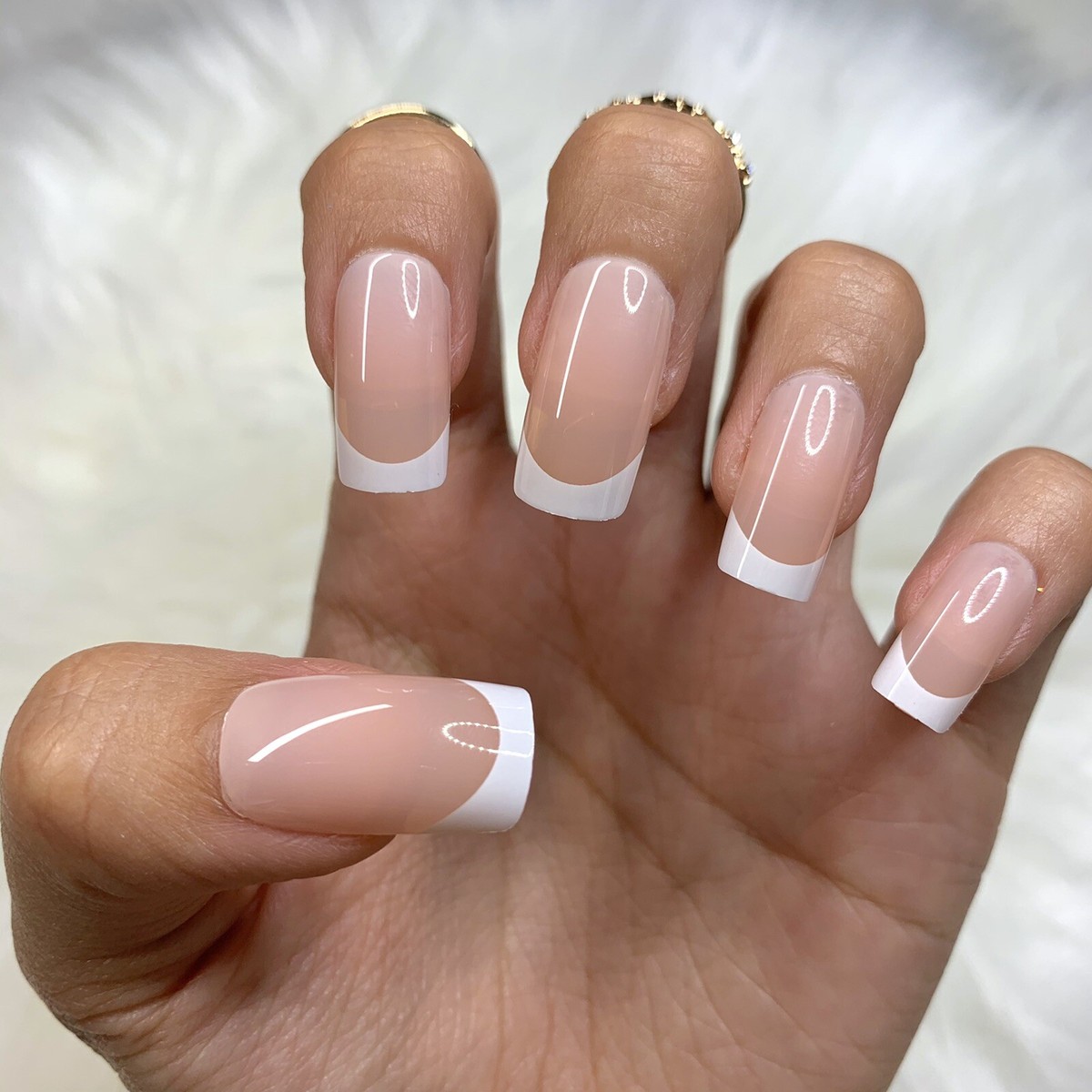 French Square Nails