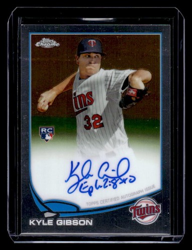 2013 Topps Chrome #KG Kyle Gibson Rookie Autograph | eBay